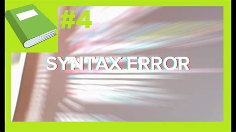 invalid syntax error in python what it is and how to solve it youtube