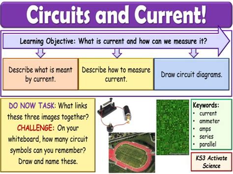 Circuits And Current Ks3 Activate Science Teaching Resources
