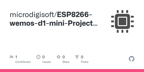 GitHub Microdigisoft ESP Wemos D Mini Projects Using Arduino