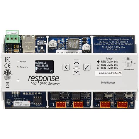 Etc Response Mk2 Dmx 4 Port Gateway 4268a1235 Bandh Photo Video