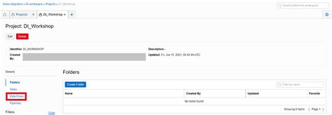 Oci Data Integration 활용 Data Integration Task 생성