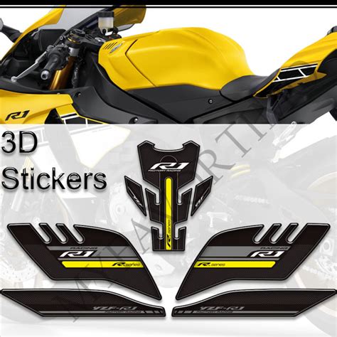 Newmotorcycle สติ๊กเกอร์ D Ecals คุ้มครองสำหรับ Yzf R1 Yzf R1 Yzfr1ถัง Pad จับตูดน้ำมัน