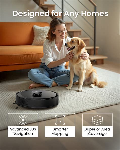 Ultra Powerful Suction With Lidar Imu Dual Navigation Robot Vacuum And M
