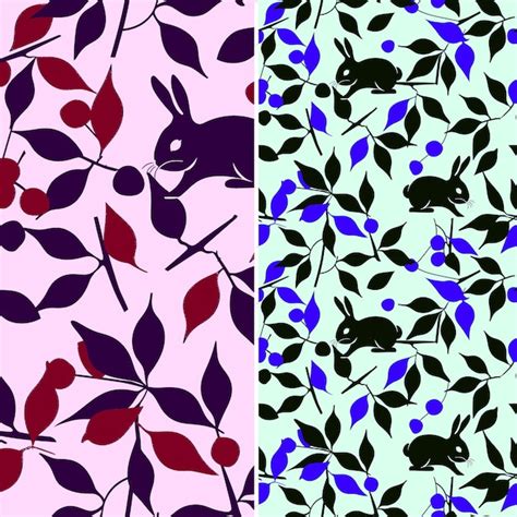 premium psd different colors of the same pattern