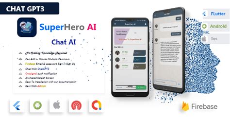 superhero ai chatgpt open ai android and ios app with flutter