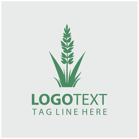 Premium Vector Green Grass Logo Vector Illustrations