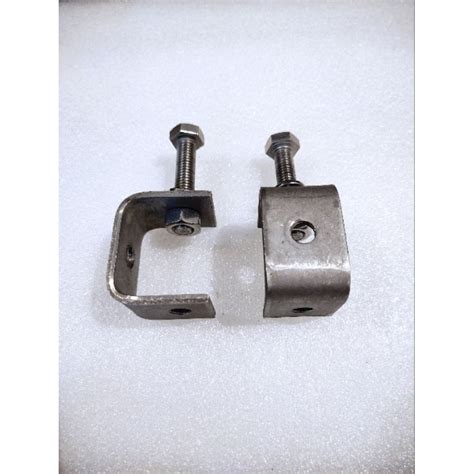Jual Klem C Stainless Klem C Beam Stainless 304 Include Baut And Ring Shopee Indonesia