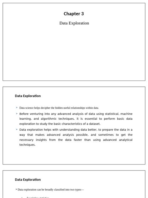 04 Data Exploration Part 1spring 24 25 Pdf Applied Mathematics