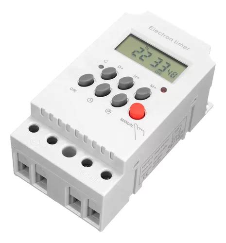Temporizador Programable Digital De Ca 220v 25a Cuotas Sin Interés