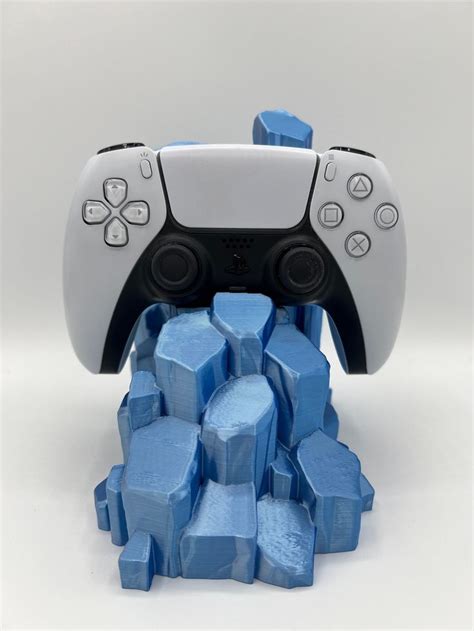 Quartz Gaming Controller Stand 3d Printed Gaming Stand Quartz Crystal Ps5 Controller Stand Xbox