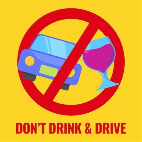 Premium Vector Dont Drink And Drive Vector Illustration Drink And