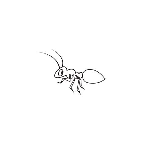 Ant Icon Vector Illustration Template Design 10414450 Vector Art At