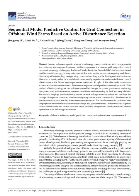 pdf sequential model predictive control for grid connection in