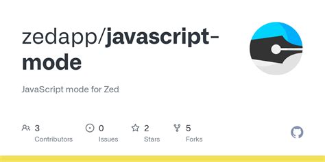 GitHub Zedapp Javascript Mode JavaScript Mode For Zed