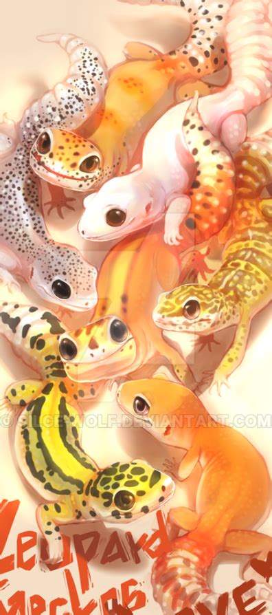 Leopard Geckos Love By Silce Wolf On Deviantart Leopard Gecko Cute