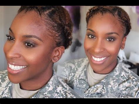 Military Hair And Makeup Tutorial Youtube