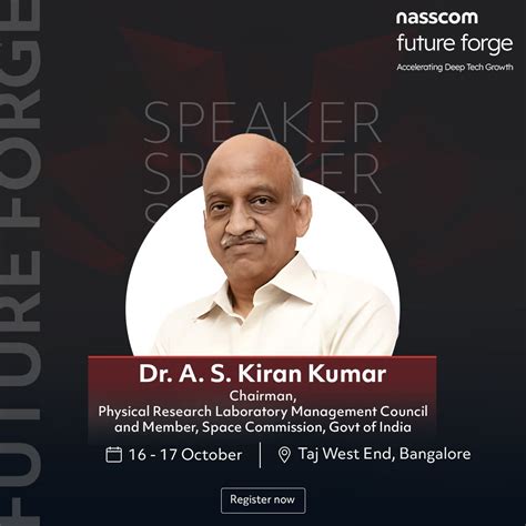Speakerannouncement Nasscomfutureforge2024 Nasscom Nasscomdeeptech Nasscomstartups