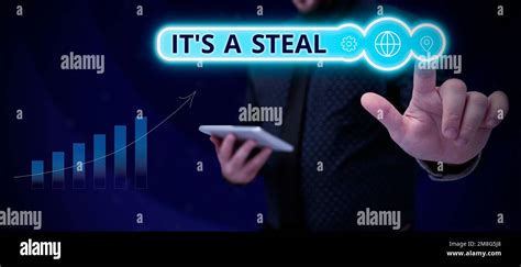 Text Caption Presenting Its A Steal Internet Concept Getting