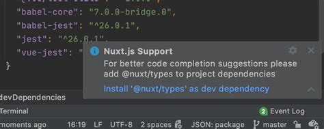 Webstorm 20202 Beta 2 Support For Nuxtjs New Intentions For