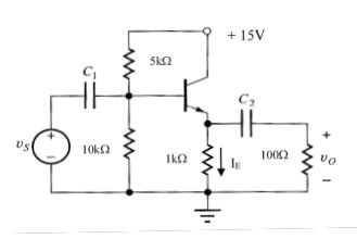 Solved How Do I Solve The Sinusoidal Input Signal Vs Is Chegg