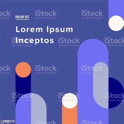 플랫 컬러 기하학적 스타일의 사각형 그래픽 디자인 레이아웃 템플릿 책자 표지에 대한 스톡 벡터 아트 및 기타 이미지 책자