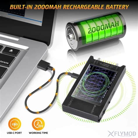 Портативний векторний аналізатор мереж та антен Litevna 64 6 3Ггц купити онлайн з доставкою Київ