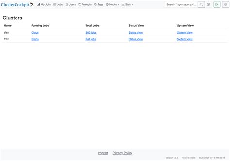 Getting Started Clustercockpit