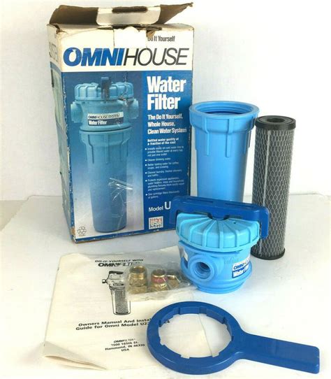 Omni Whole House Water Filtration System Model U24 Nos Sealed Box