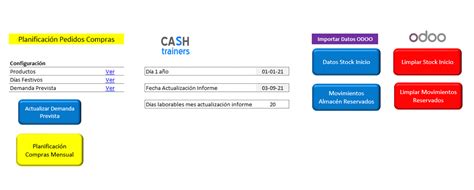 ODOO Excel Planificación Pedidos Compras