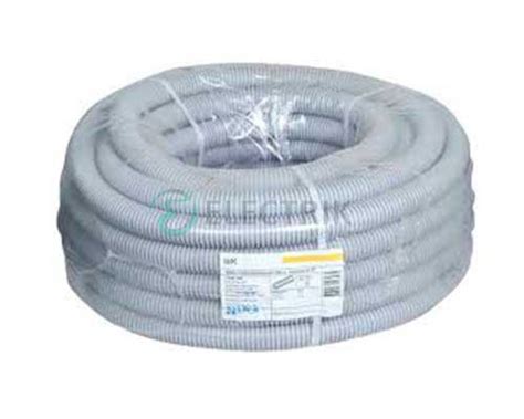 Труба гофрированная ПВХ с зондом d20 мм серая, IEK CTG20-20-K41-100I ...