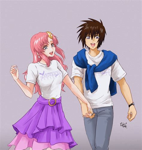 Lacus Clyne And Kira Yamato Gundam And 2 More Drawn By Nagisa