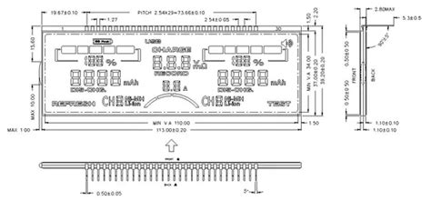 Custom Htn Stn FSTN Va LCD Panel Lithium Battery Charger Meter LCD Display Factory Price LCD