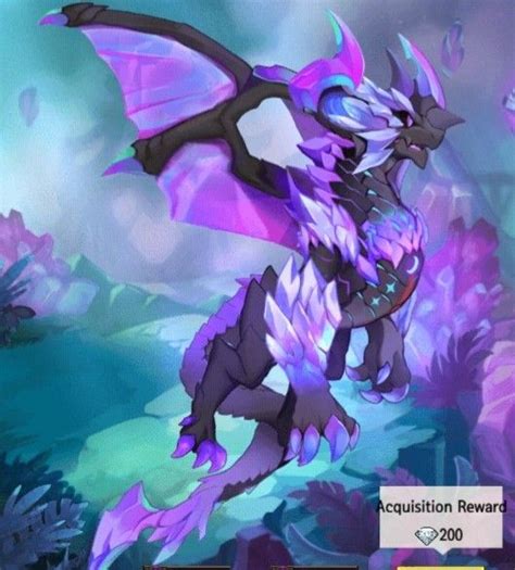 Crystal Dragon Fantasy Art Legendary Ice Dragon Jet Dragon Monster