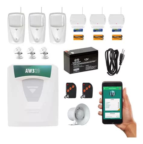 Kit De Alarma Wifi Compatec Residencial 6 Sensores App MercadoLibre