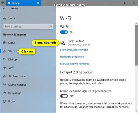 View Wireless Network Signal Strength In Windows Tutorials