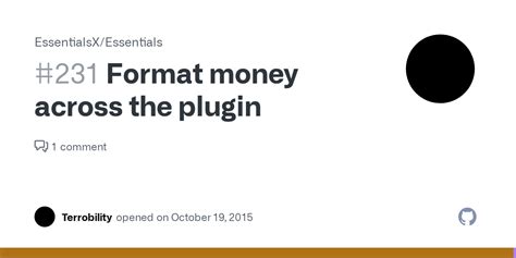 Format Money Across The Plugin Issue 231 EssentialsX Essentials GitHub