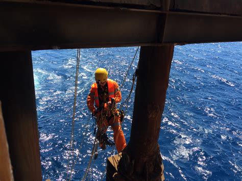 Close Visual Inspection Of Wandoo B Platform