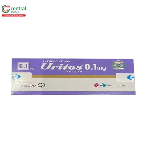 Thuốc Uritos 0 1mg Điều Trị Tình Trạng Bàng Quang Hoạt động Quá Mức