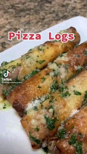 Pizza Logs [video] Air Fryer Dinner Recipes Pizza Recipes Homemade