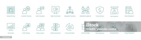 전략 계획 혁신 컨설팅 워크플로우 최적화 및 위험 평가를 위한 Vector 아이콘 0명에 대한 스톡 벡터 아트 및 기타 이미지 0명 결정 금융 Istock