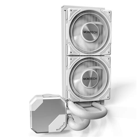 Water Cooler Montech Hyperflow Silent 240mm Intel Amd Pwm Branco