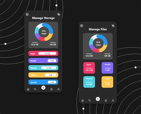 File Manager Ui Design On Behance