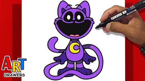 How To Draw Catnap Poppy Playtime 3 [smiling Critters] Youtube