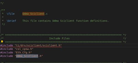 Missing Memory Map Sections And Compilation Dependency For Eth Driver From Mcal Ti Processor Sdk
