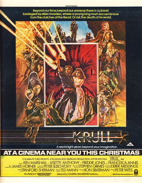 Starlogged Geek Media Again 1983 Krull Print Ads