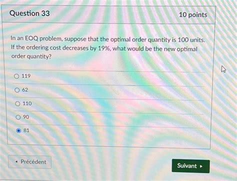 solved in an eoq problem suppose that the optimal order