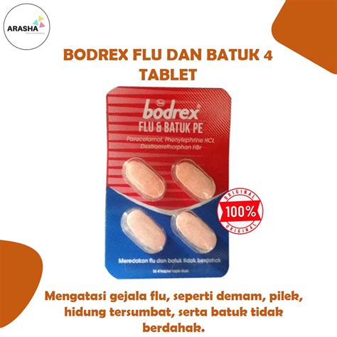 Jual Bodrex Flu And Batuk Pe Obat Flu Batukdemamhidung Tersumbatbersin