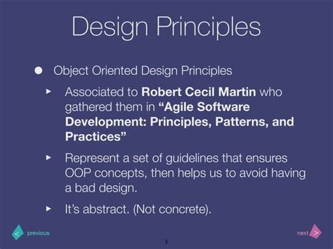 object oriented design principles pdf