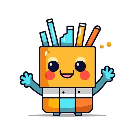 Data Input Pro Mascot Logo Premium Ai Generated Vector