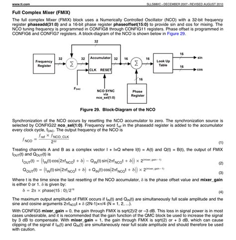 DAC Dual Channel Output Support With Complex NCO Data Converters Forum Data Converters